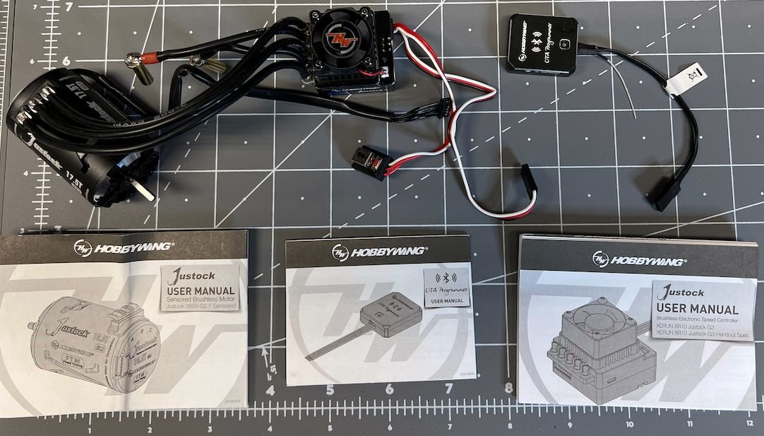 Hobbywing Juststock XR10 ESC, 17.5T & OTA Programmer - R/C Tech Forums