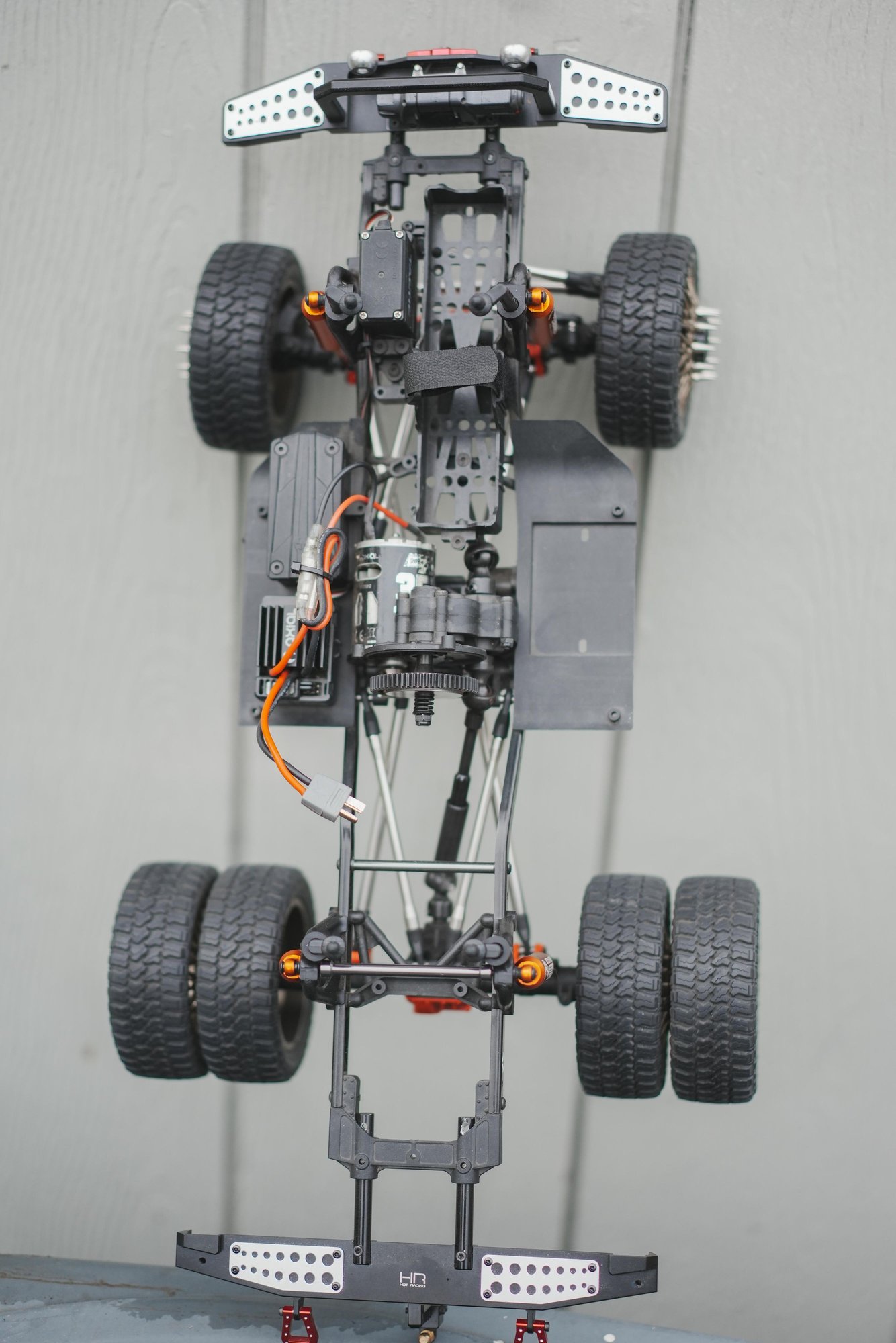 Custom Axial tow truck SCX10 build custom painted body winch metal ...