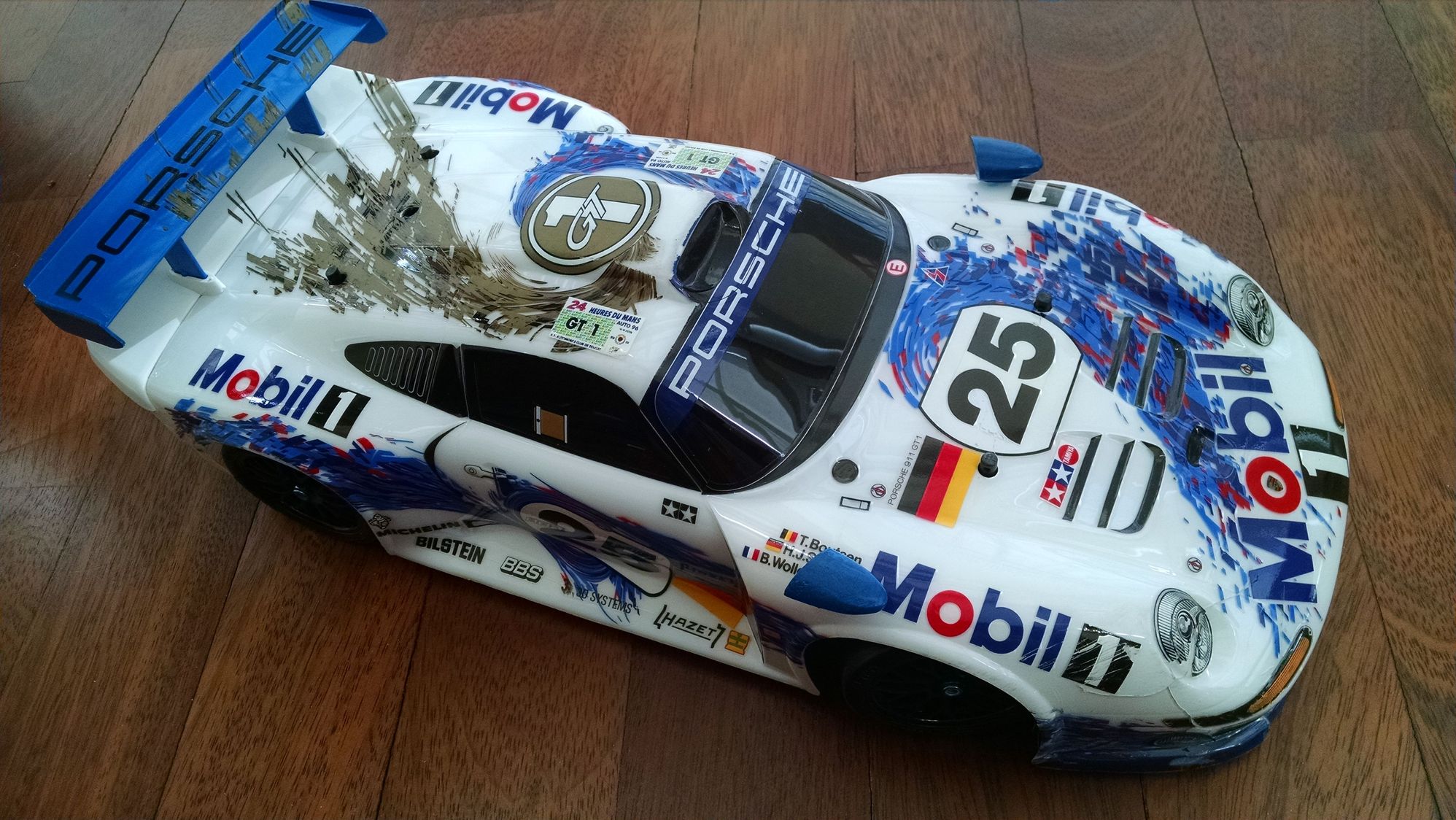 Tamiya 1/10 Porsche 911 GT1 Body for TA03R-S - Used - R/C Tech Forums