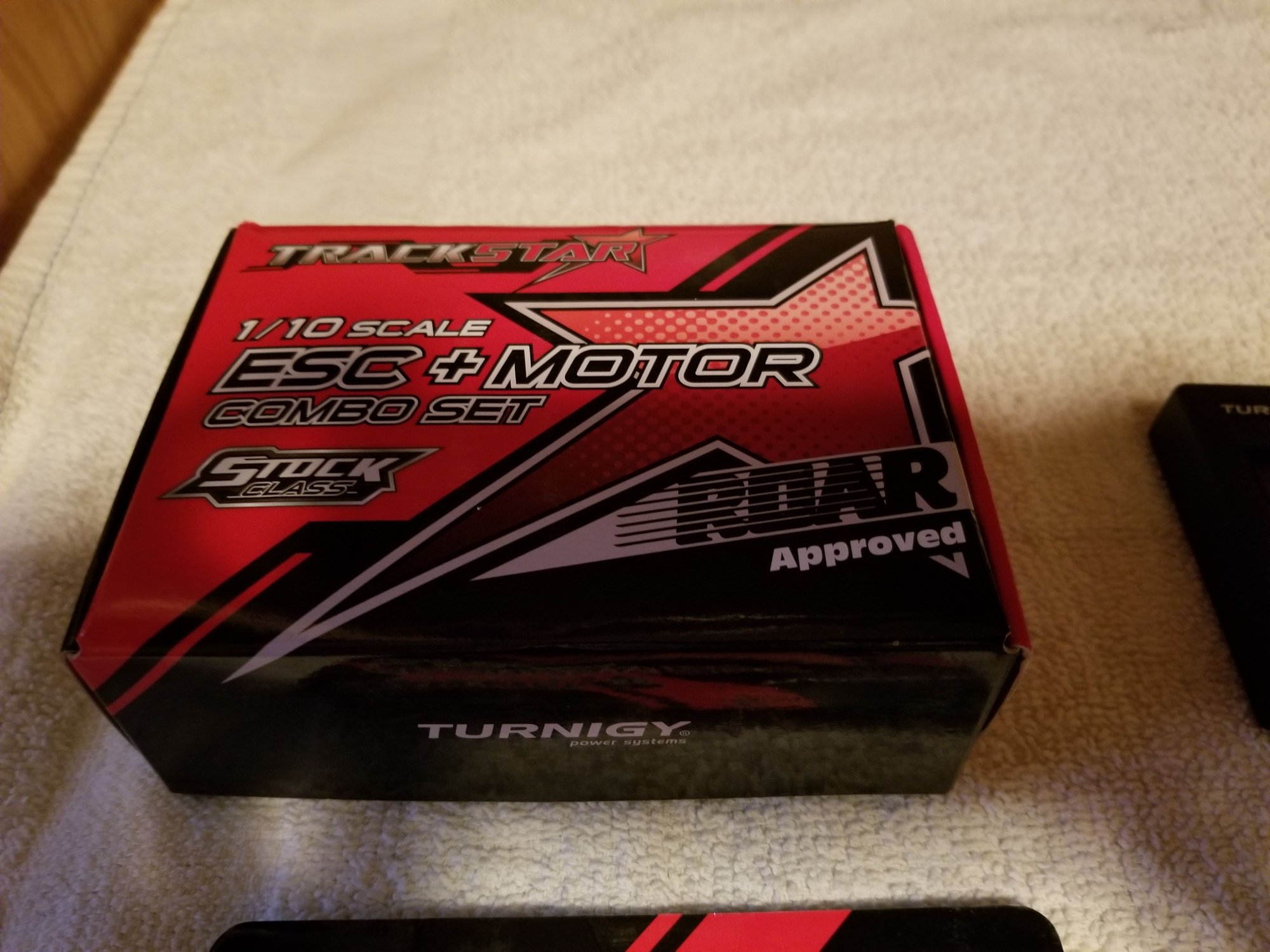 TrackStar 1/10th Stock 21.5 Brushless ESC and Motor Combo with Program ...