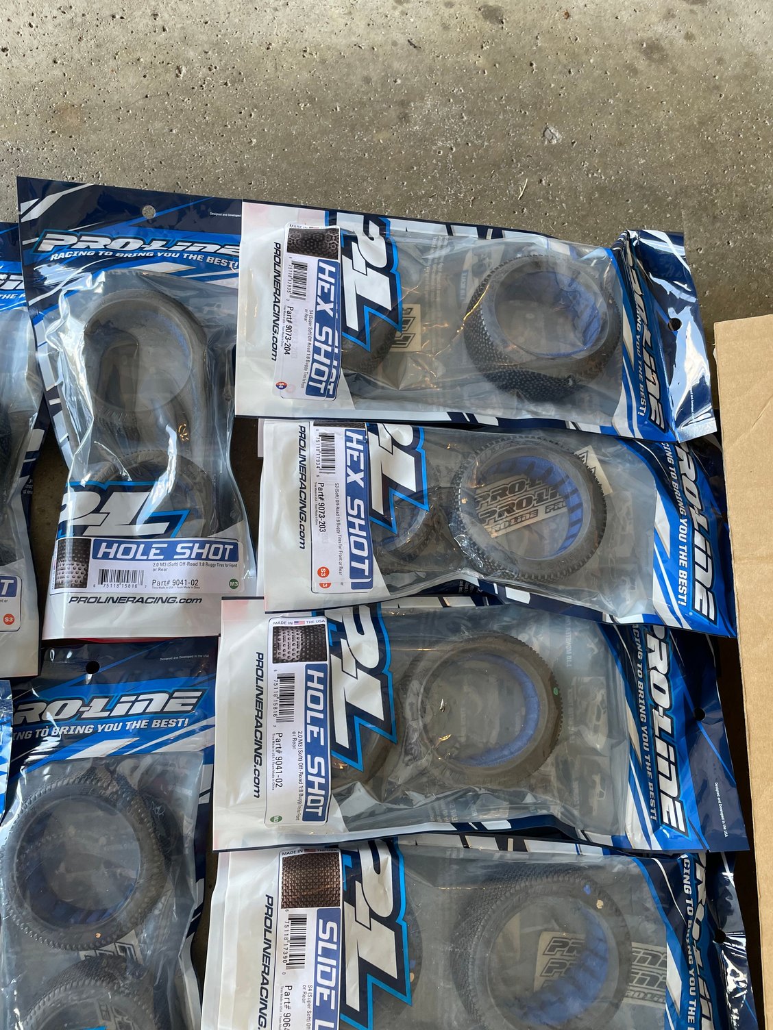 New in package 1/8 ProLine tires for sale LOT - R/C Tech Forums