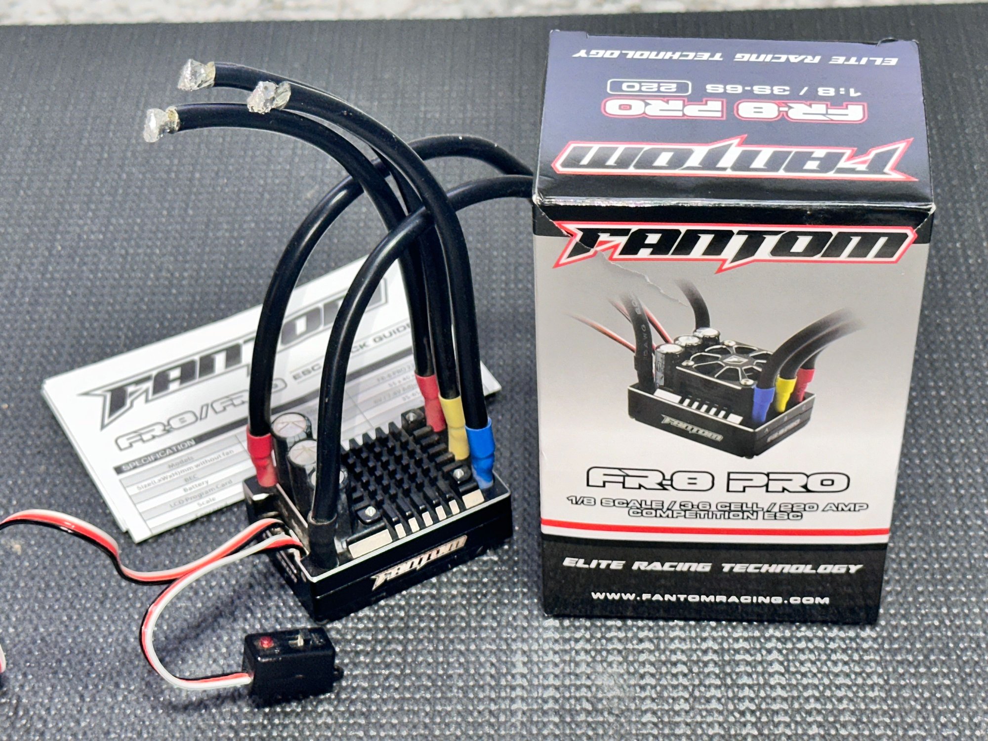 FANTOM FR-8 1.0 1/8th ESC - FOR SALE - R/C Tech Forums