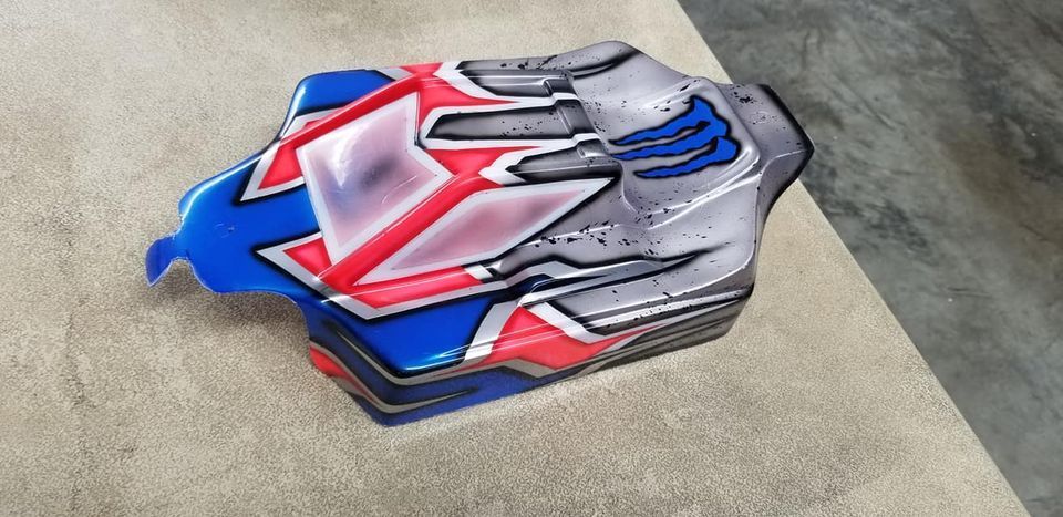 Team Xray XB8 Custom Painted Body - R/C Tech Forums