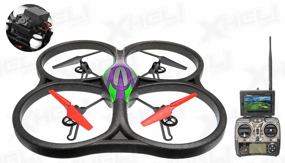 WLtoys V666 5.8G FPV 6 Axis 2.4G Quadcopter Drone with HD Camera ...