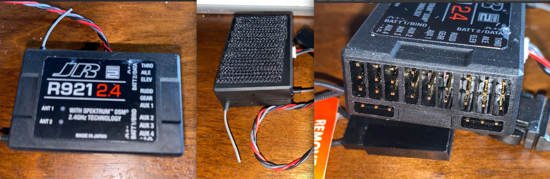 JR R921 RX with Satellite and bind plug, no box, DSM2 - RCU Forums
