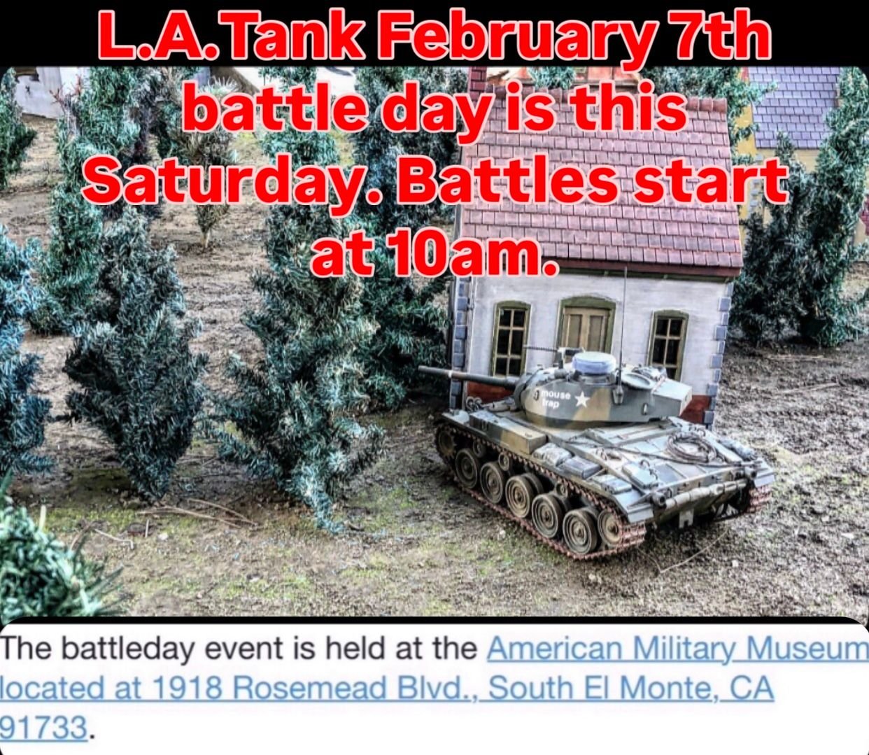 L.A. Tank Clubs Feb. 7th, 2026 battle day - RCU Forums