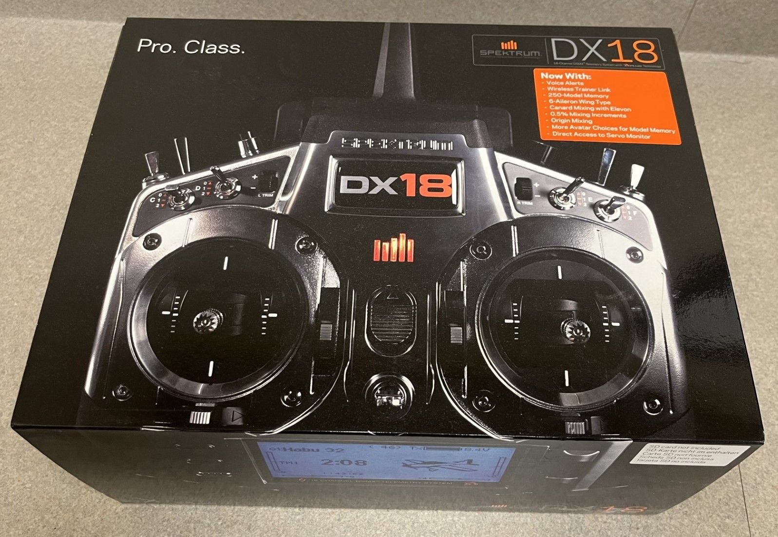 Nice Spektrum DX18 with neck strap - RCU Forums