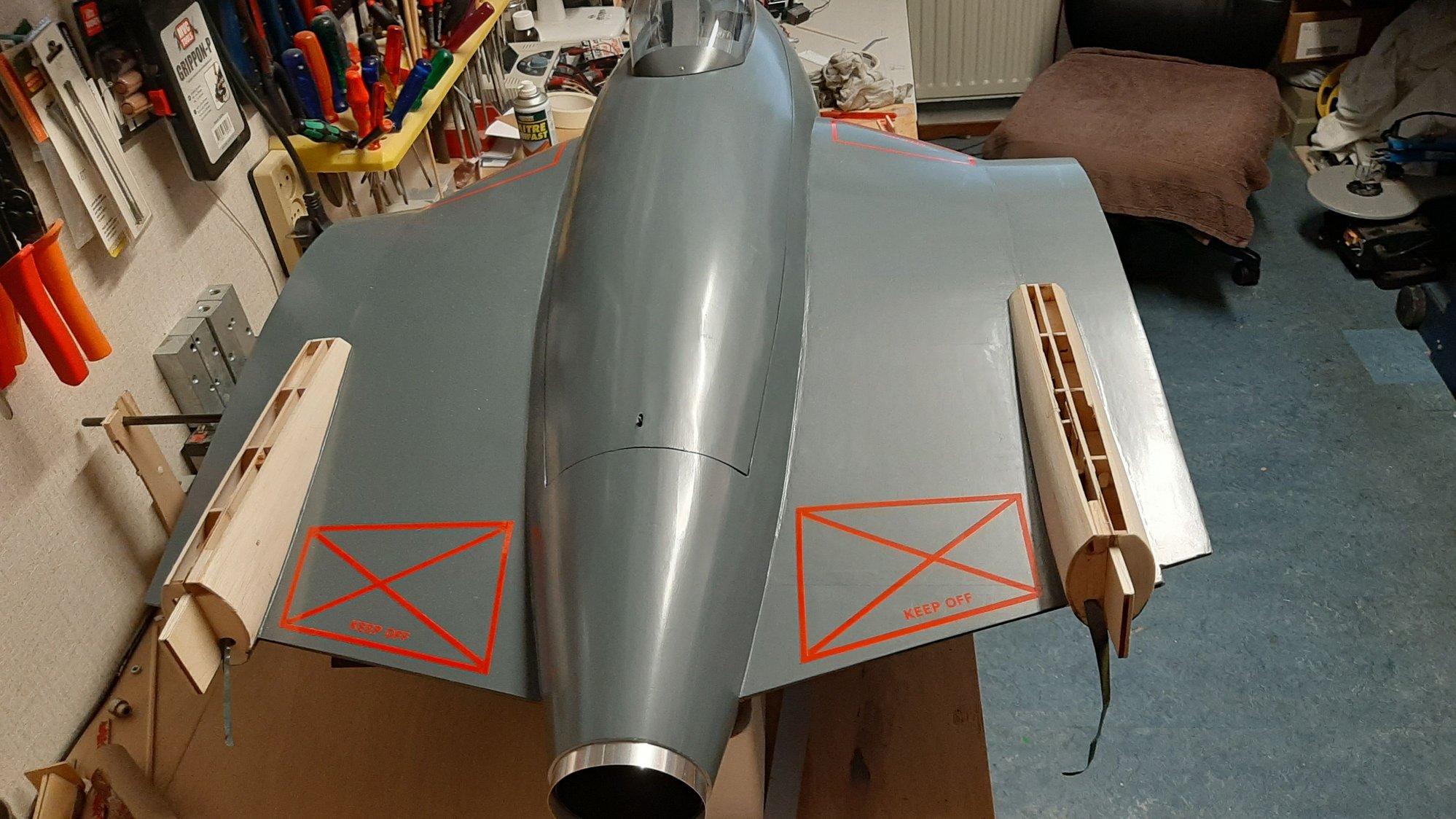 Vampire DH-100 Kerry Sterner 1/5 scale building pics - RCU Forums