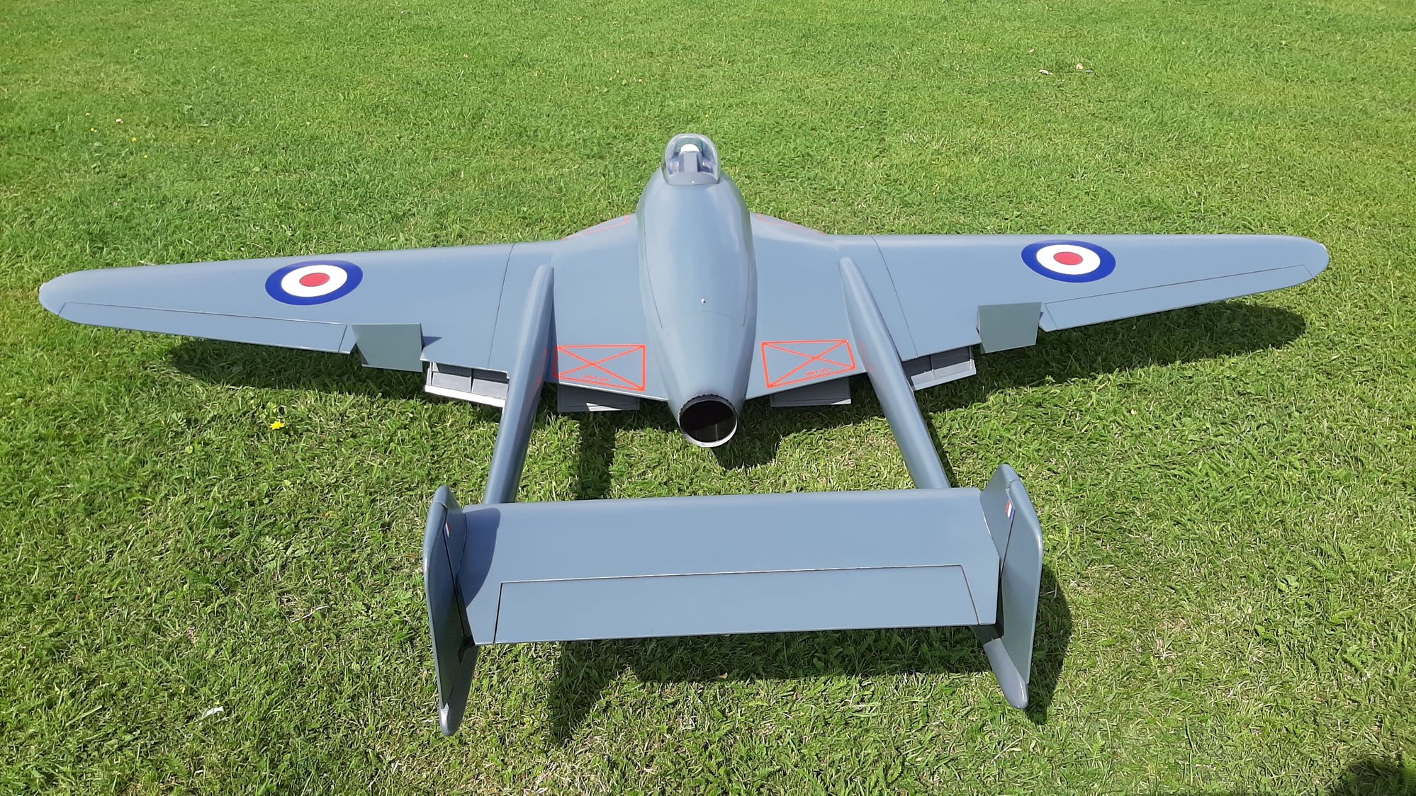 Vampire DH-100 Kerry Sterner 1/5 scale building pics - RCU Forums