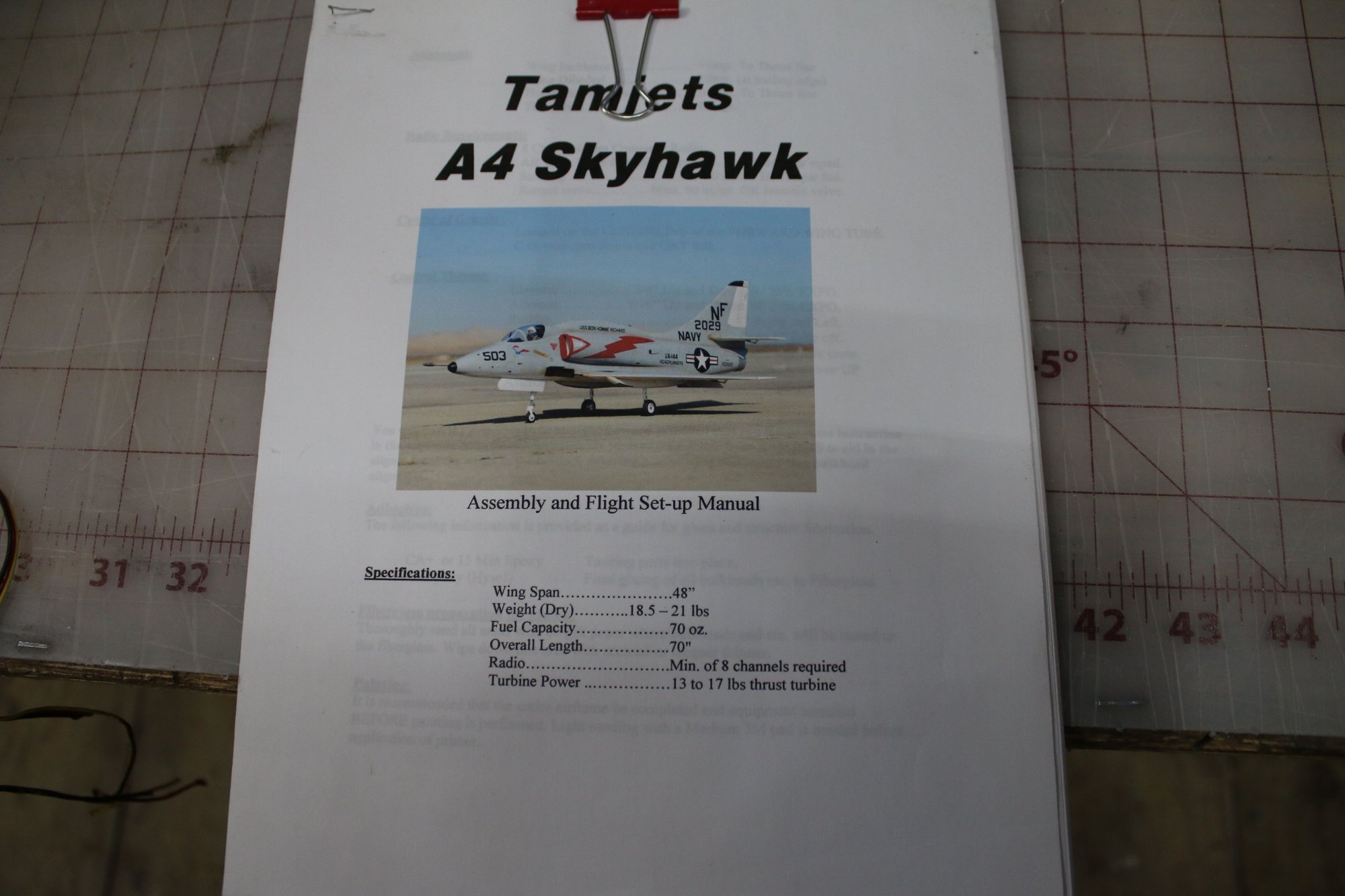 Tamjets Skyhawk - RCU Forums