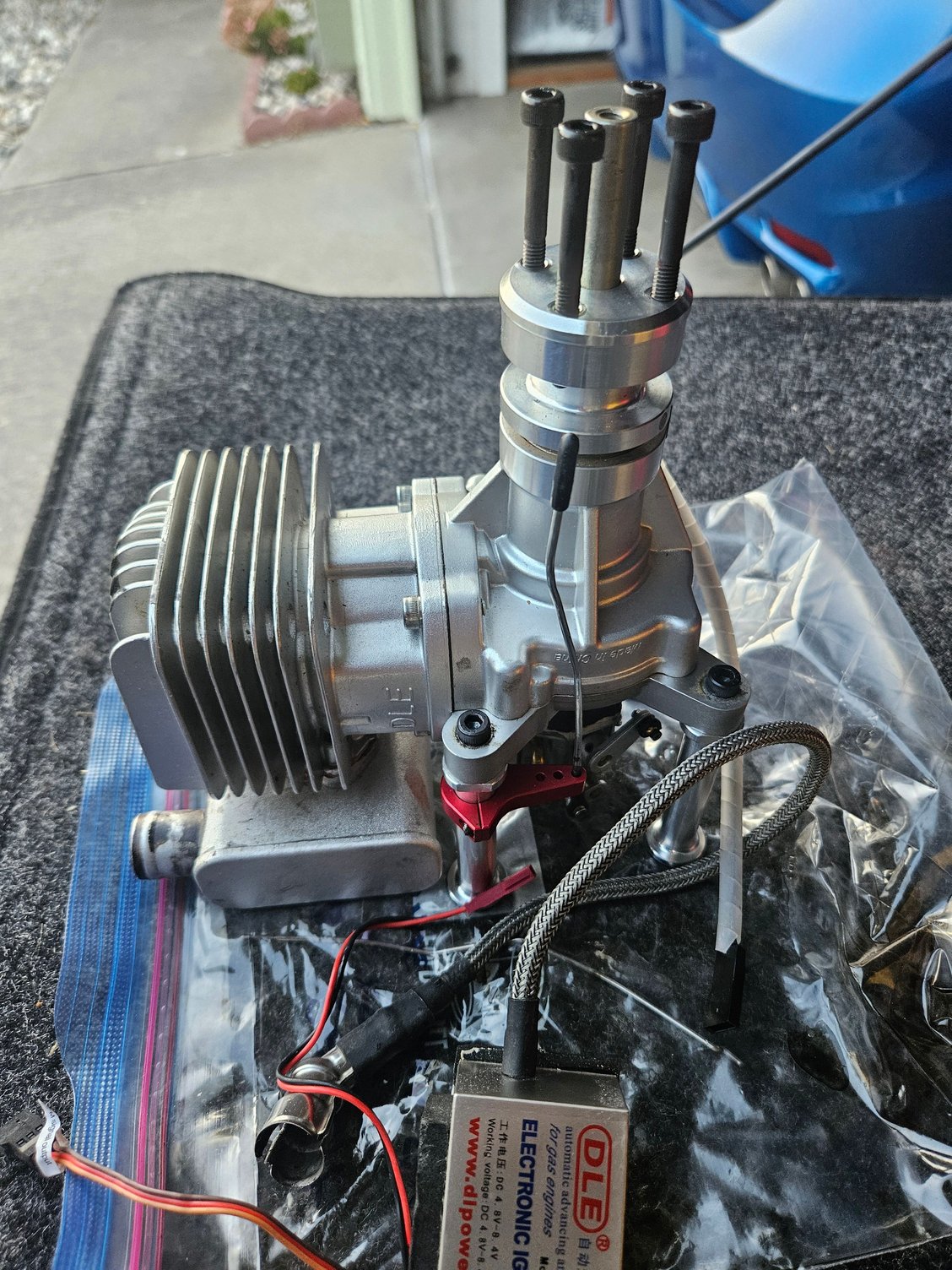 DLE 55 Like New with standoffs and muffler - RCU Forums