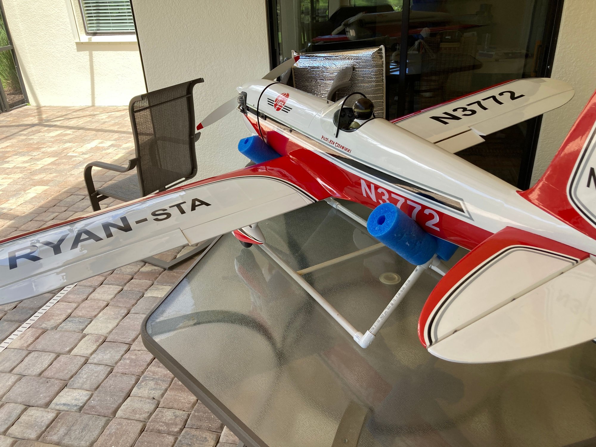 Black Horse RYAN STA 92.5" w/s & 40cc gas twin - RCU Forums