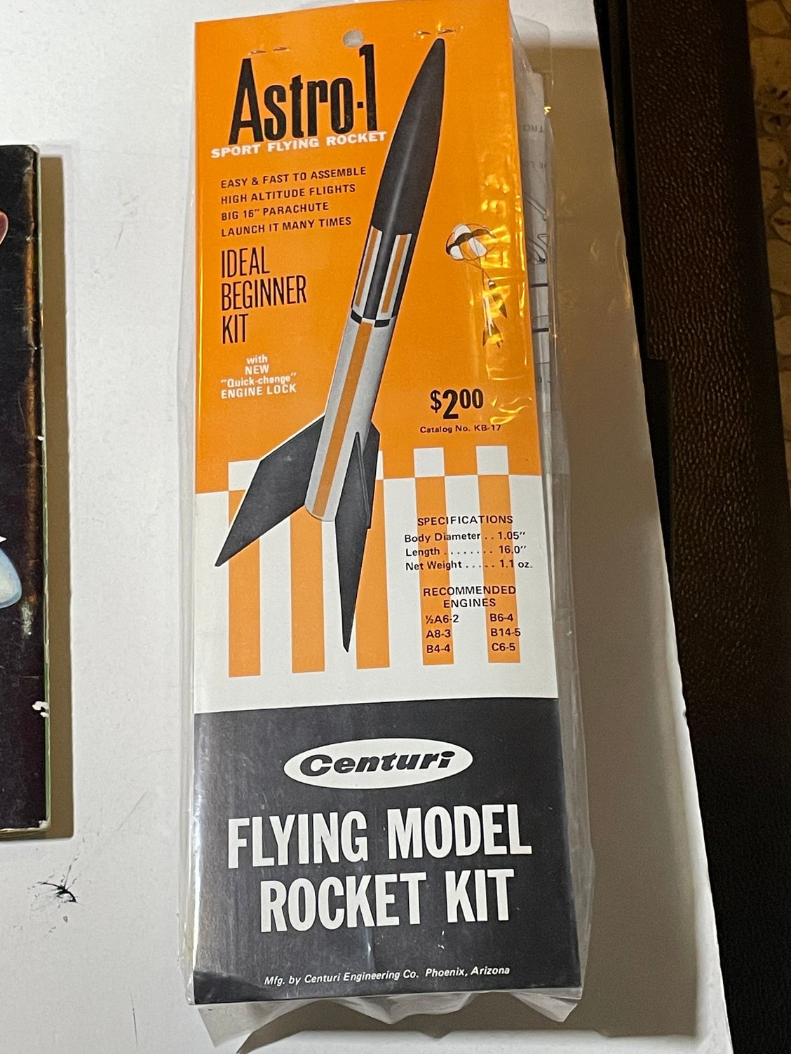 FS - Centuri Flying Model Rocket Outfit Starter Set EX Shape Estes ...