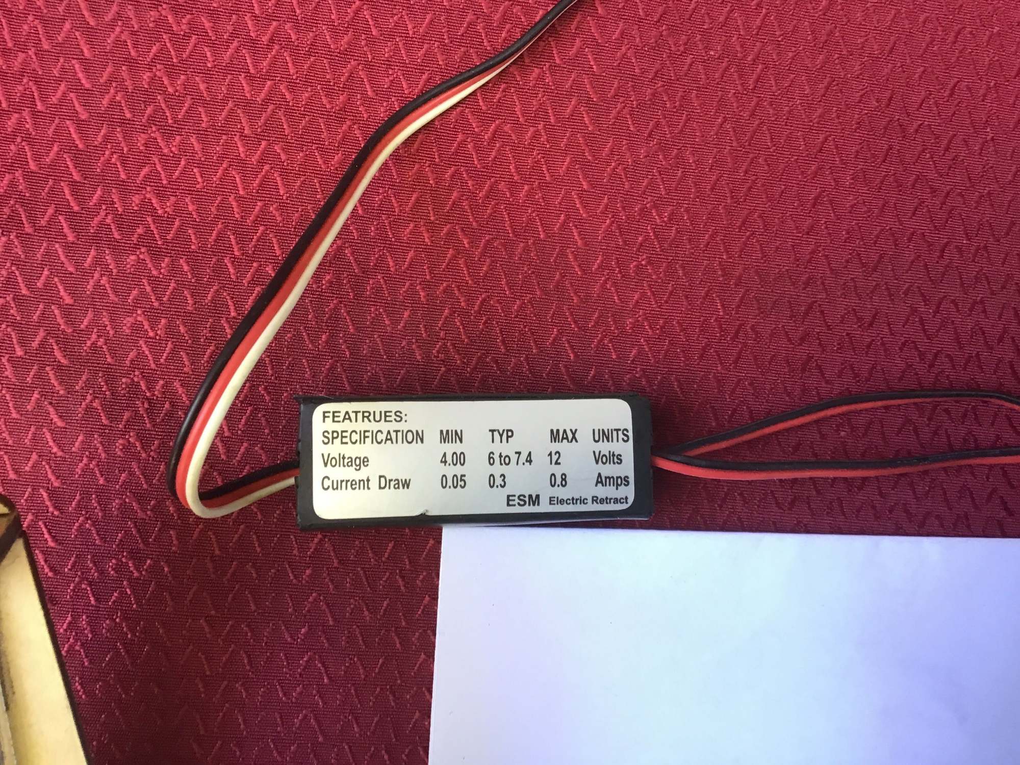 ESM Retracts for Corsair FAU 50cc - RCU Forums