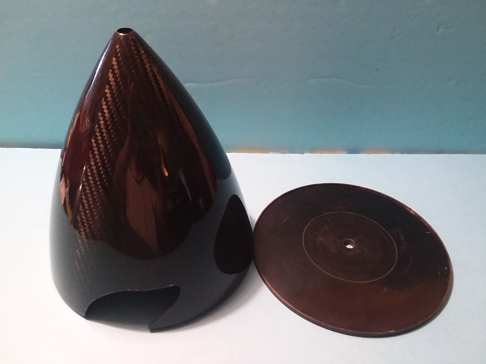 NIB-Miracle spinners at great prices with metal back plate, prop nut ...