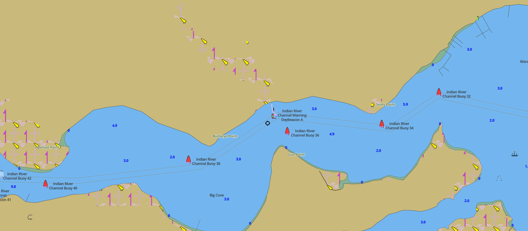 Lewes Canal Map Lewes And Rehoboth Canal Topo Map In Sussex County,