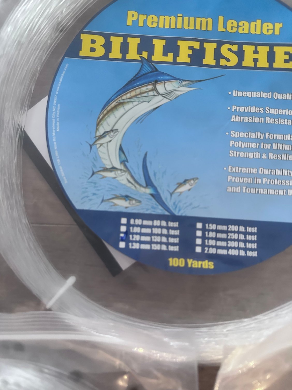 5 New 100yd Offshore Mono Leaders 80-130lb - The Hull Truth - Boating ...